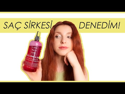 SAÇ SİRKESİ DENEDİM! 😮 l SONU SÜRPRİZLİ 🎁 l Laya Hair Care Frambuazlı saç sirkesini denedim 👩🏻‍🦰