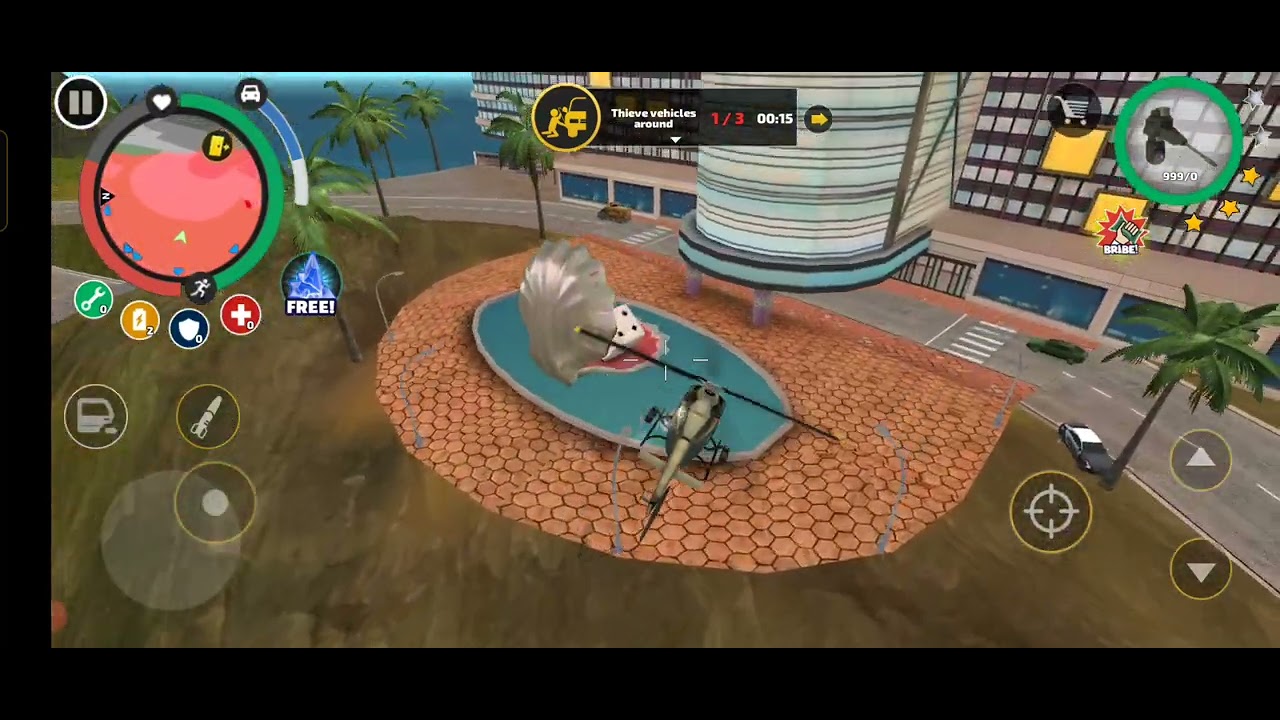 roop hero game#11 airan man atak in public and police - YouTube