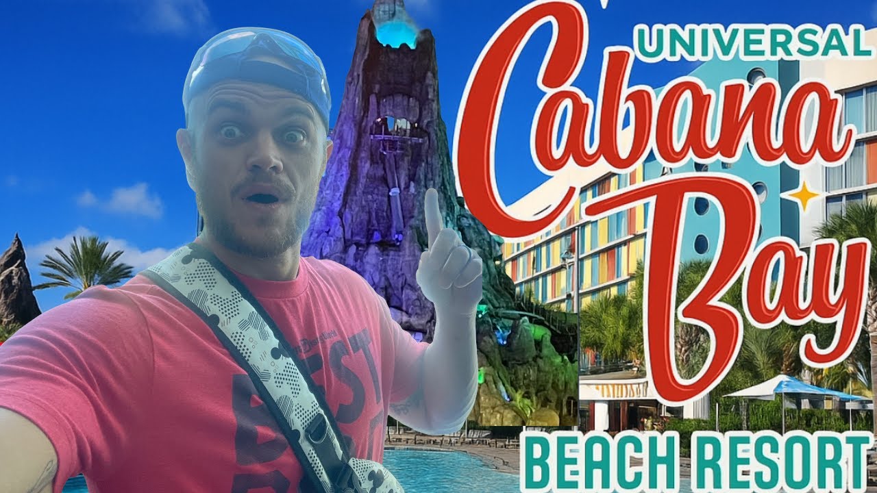 Family Travel Day to Universal! Cabana Bay & Volcano Bay Room 🌋 - YouTube