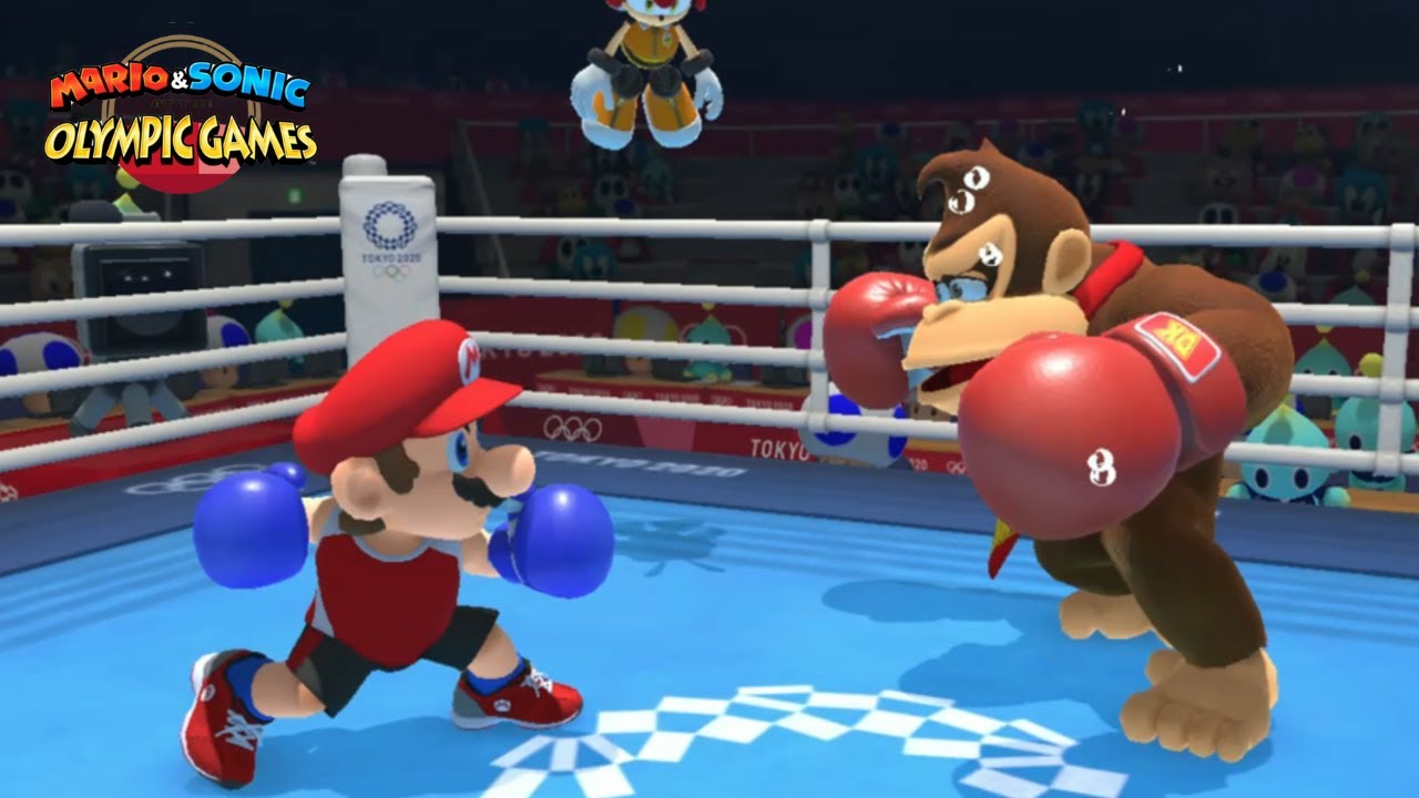 Mario & Sonic At The Olympic Games Tokyo 2020 Boxing Gameplay Mario ...