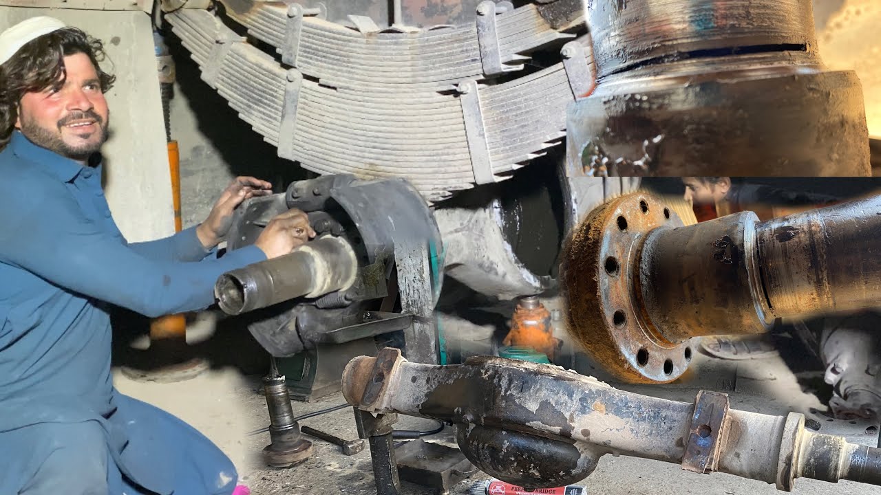How to Open Repairing and Fix Rocket Truck Broken Rear Wheel Axle ...
