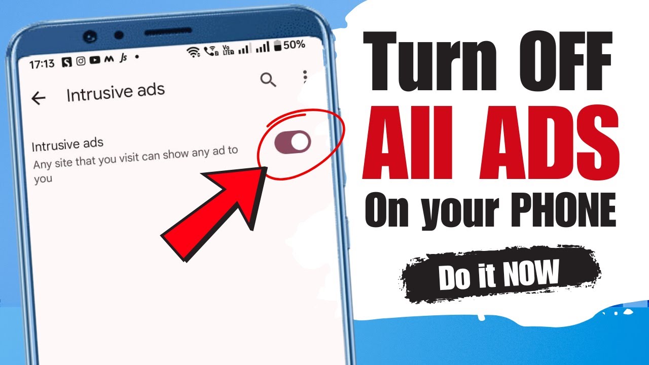 How to Turn Off All ADS on Android PHONE - YouTube