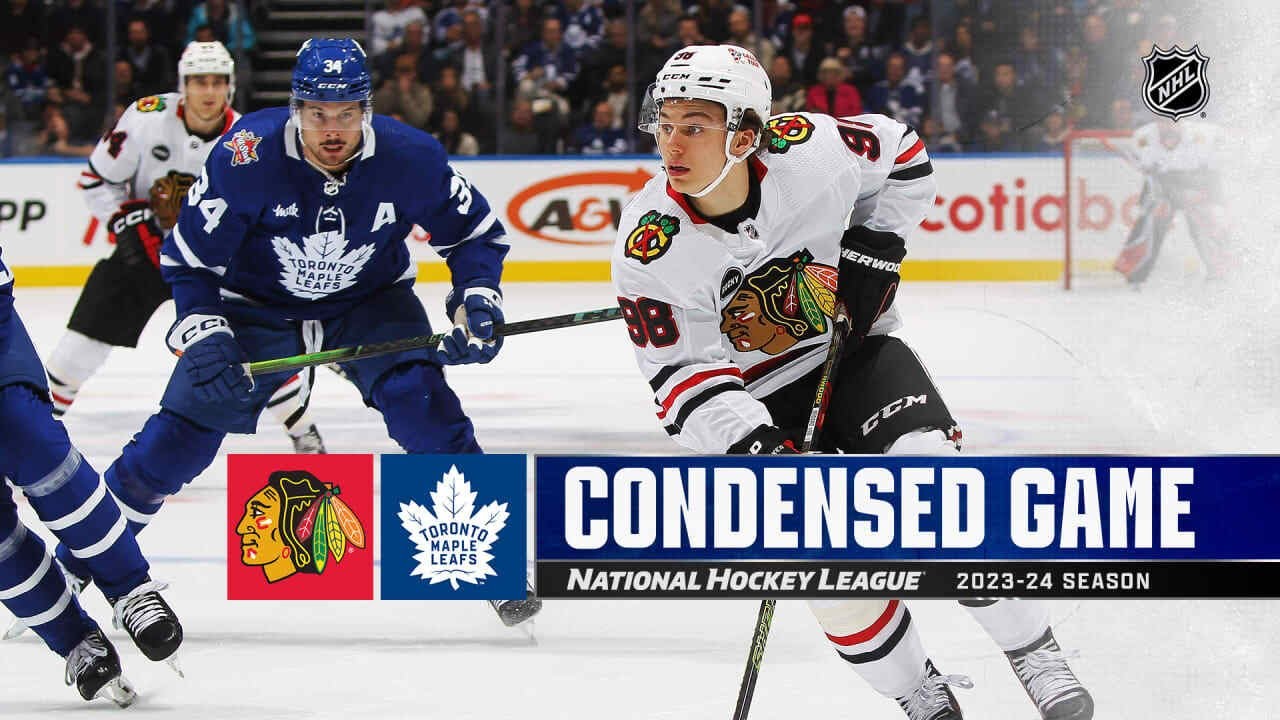 Chicago Blackhawks vs Toronto Maple Leafs - Oct 16, 2023 HIGHLIGHTS ...
