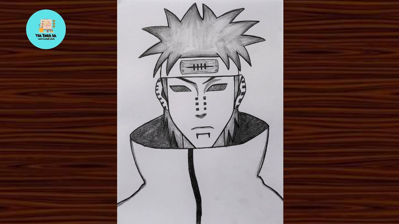 How To Draw Pain From Naruto||Anime step by step||Easy Drawing Ideas ...