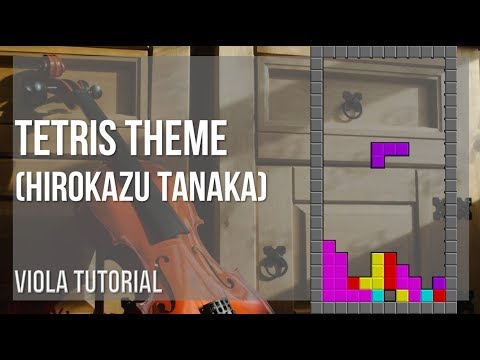How to play Tetris Theme by Hirokazu Tanaka on Viola (Tutorial) - YouTube