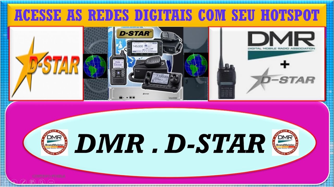 REDES DIGITAIS DSTAR - DMR - YouTube