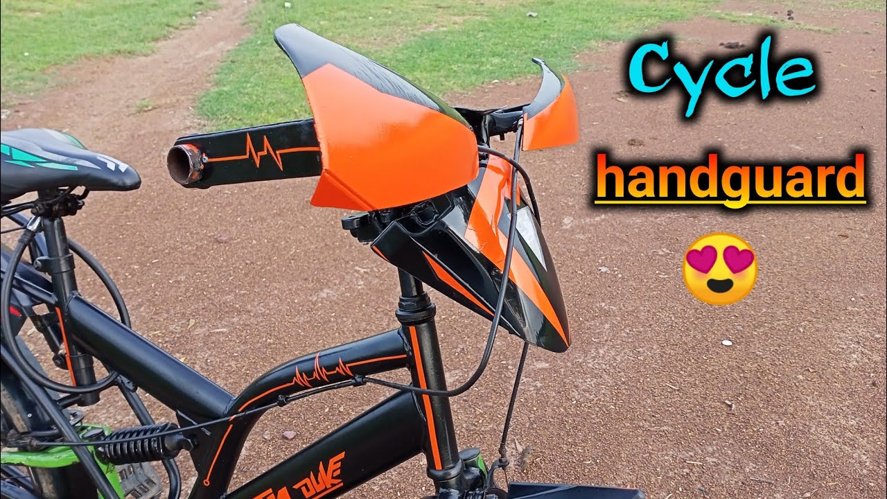 How To Make Cycle Handguard || How to Modified Cycle || Cycle Hand ...