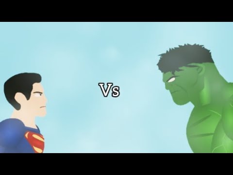 Super man vs Hulk | Stick Nodes | - YouTube