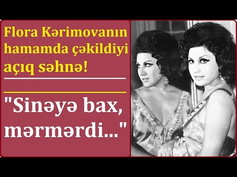 Floranın hamamda çəkildiyi açıq səhnə - Qadınların ona gözü düşür