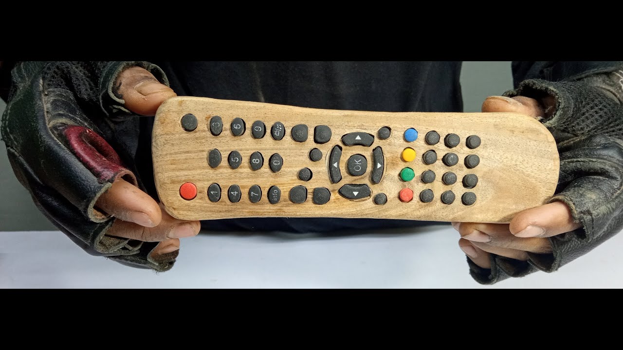 How to make wooden tv remote | wooden remote | wooden remote kaise ...