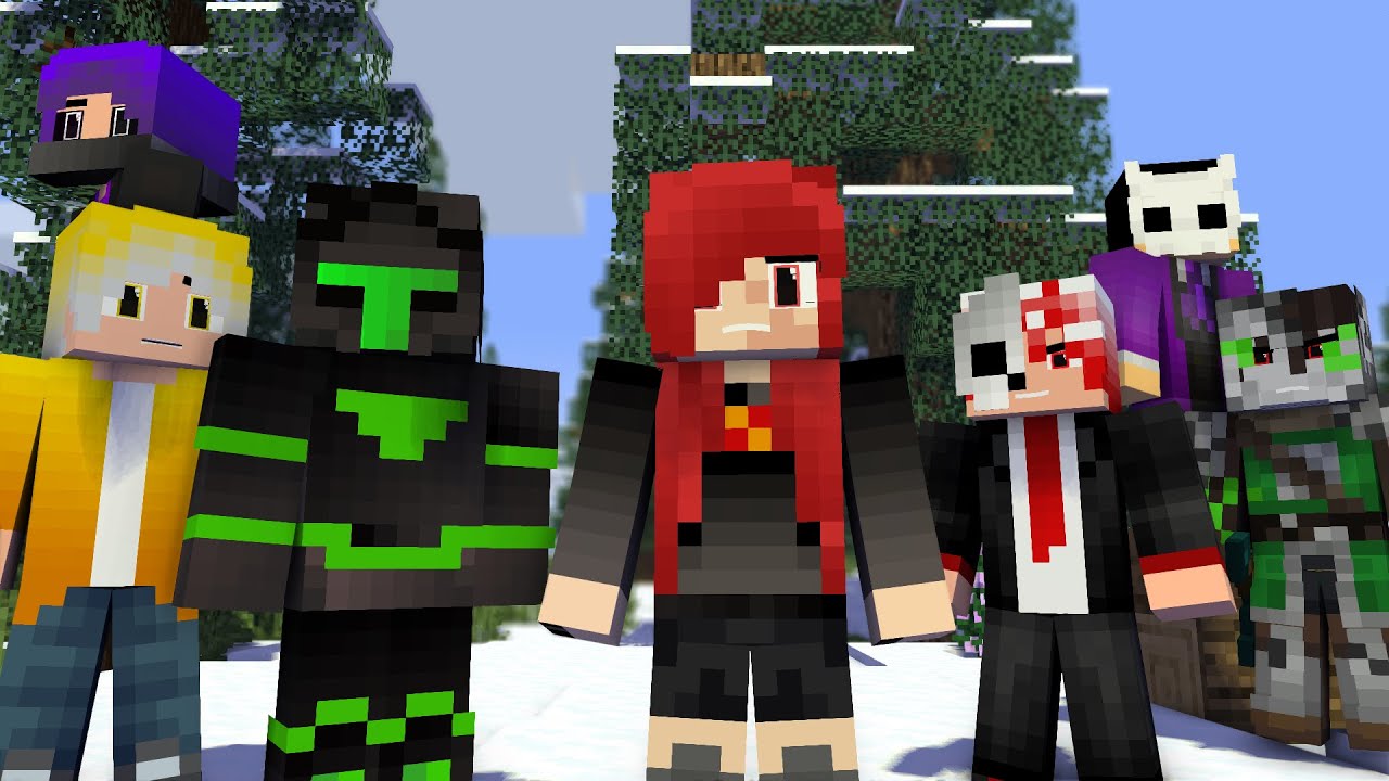 'Smells like teen spirit' A Minecraft music video - YouTube