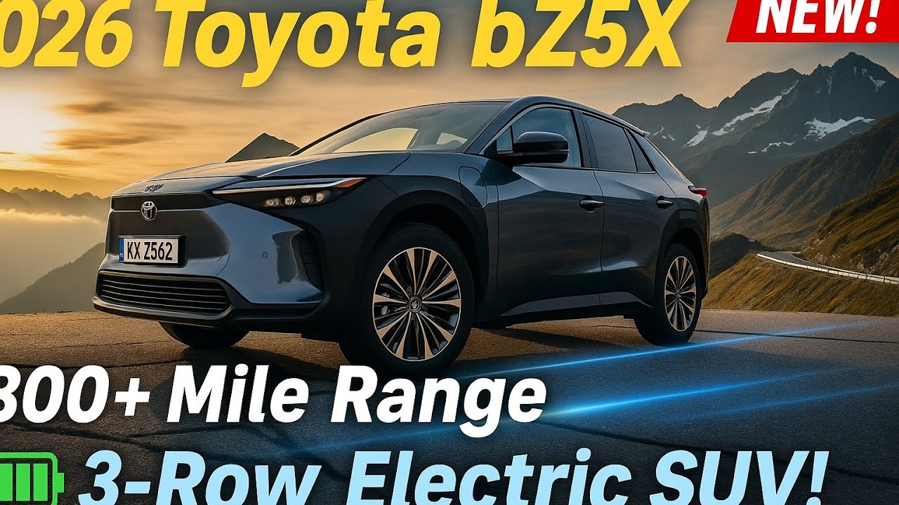 2026 Toyota bZ5X – The 3-Row Electric SUV That Changes Everything!" - YouTube