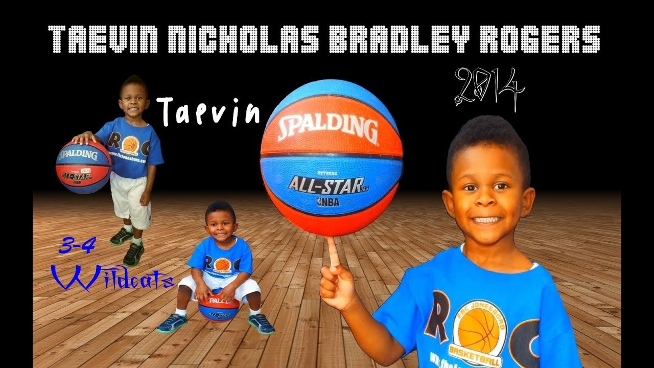 My Son Taevin 2014 First Basketball Season Highlights - YouTube