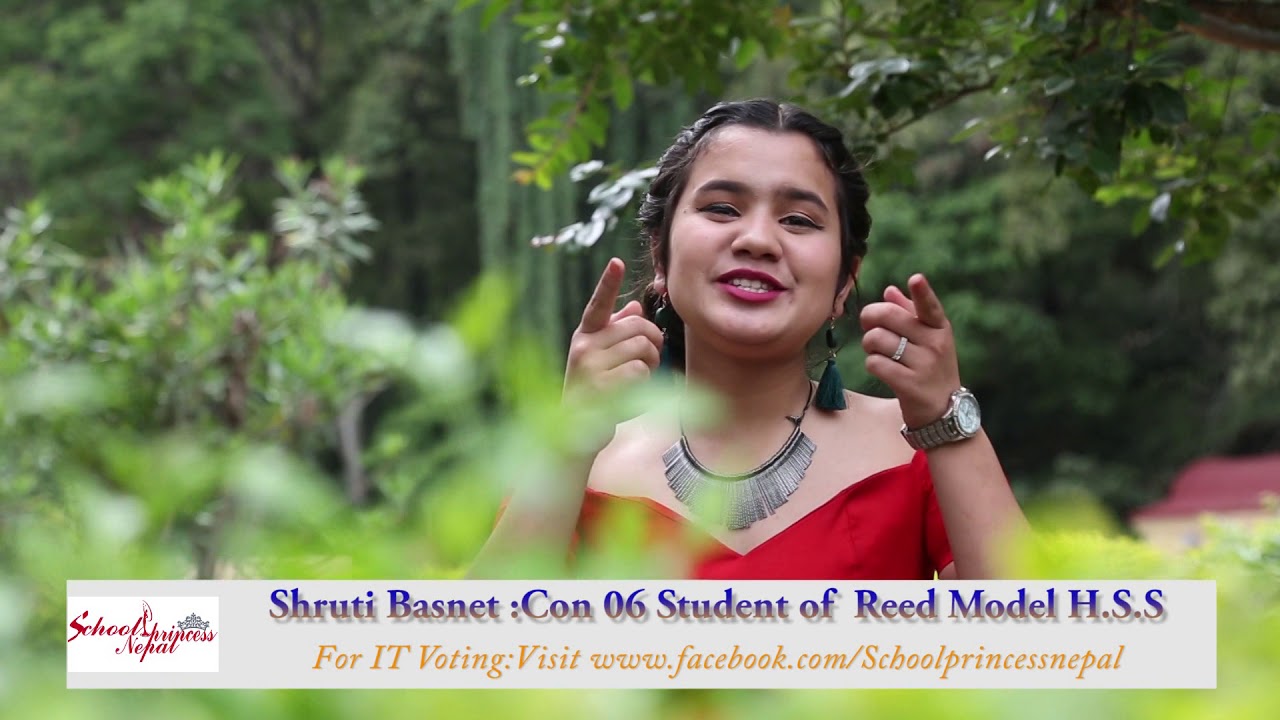 School Princess Nepal 2018 Shruti Basnet :Student of Reed Model H.S.S ...
