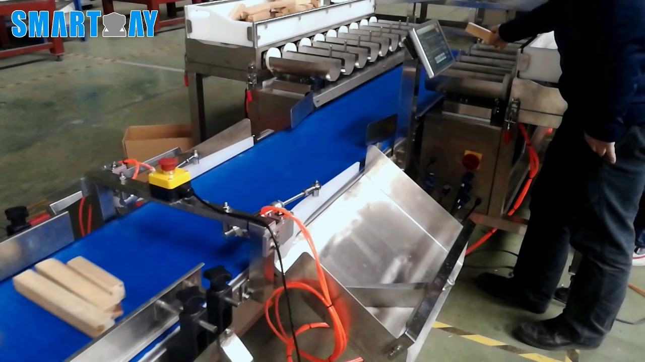 Smart Weigh - Frozen fish fillet weigher 18 Head Linear Combination ...