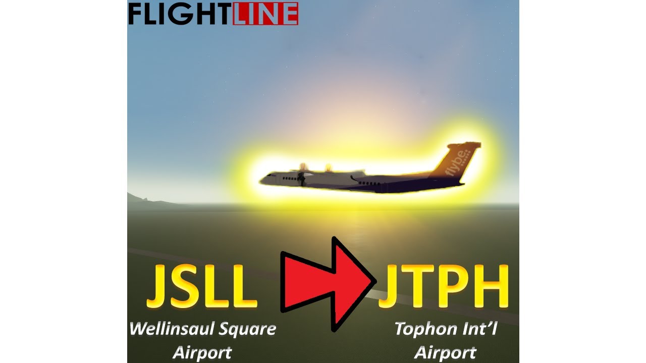 Flying the Q400 from JSLL to JTPH (Gameplay) | FLIGHTLINE | ROBLOX ...