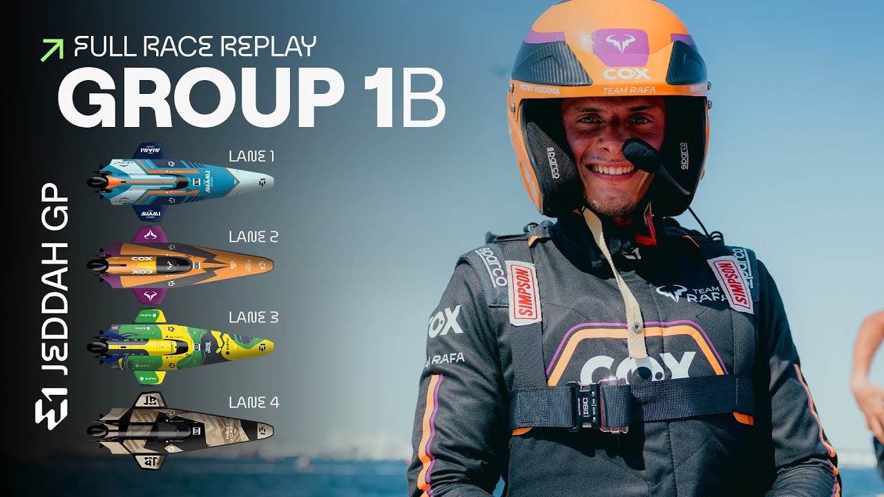 FULL RACE: GROUP 1B | Team Rafa vs Team Miami vs Team Brady vs Team ...