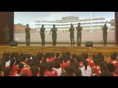 NCHS NCC Precision Drill Squad 2017: National Day Performance - YouTube