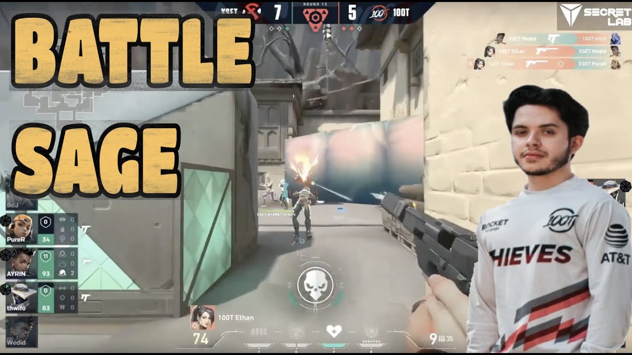 100T Ethan goes battle sage with a beautiful one way wall - YouTube