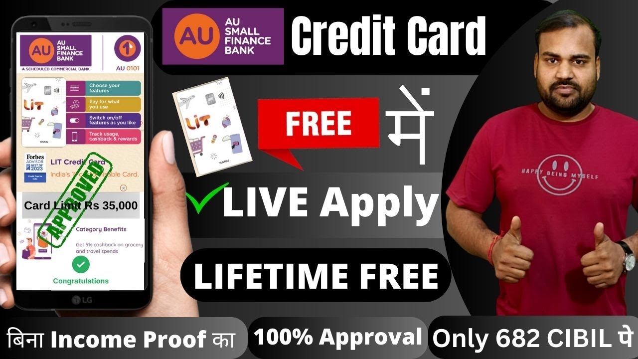 AU Bank Credit Card Apply Online 2023 | apply Au small finance bank ...