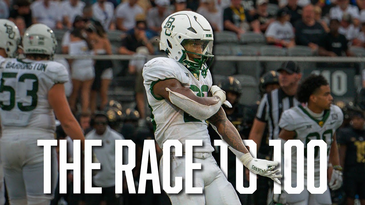 Grayson Grundhoefer: The Race to Get to 100 Yards Rushing | Baylor ...