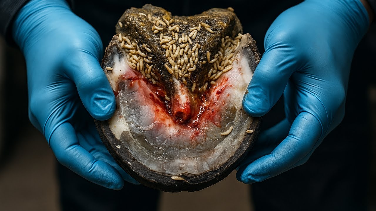 Maggots Were EATING This Horse Alive… Watch the Hoof Transformation ...