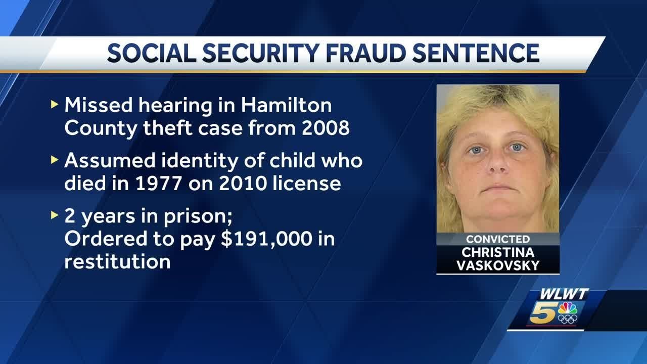 Cincinnati woman sentenced to prison after pleading guilty to Social ...