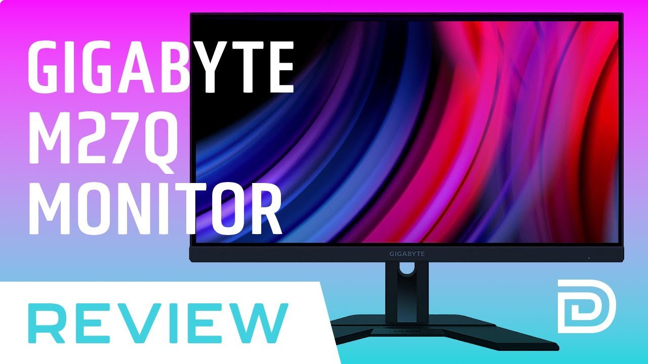 GIGABYTE M27Q X 27" 240Hz 1440P KVM Gaming Monitor Review - YouTube