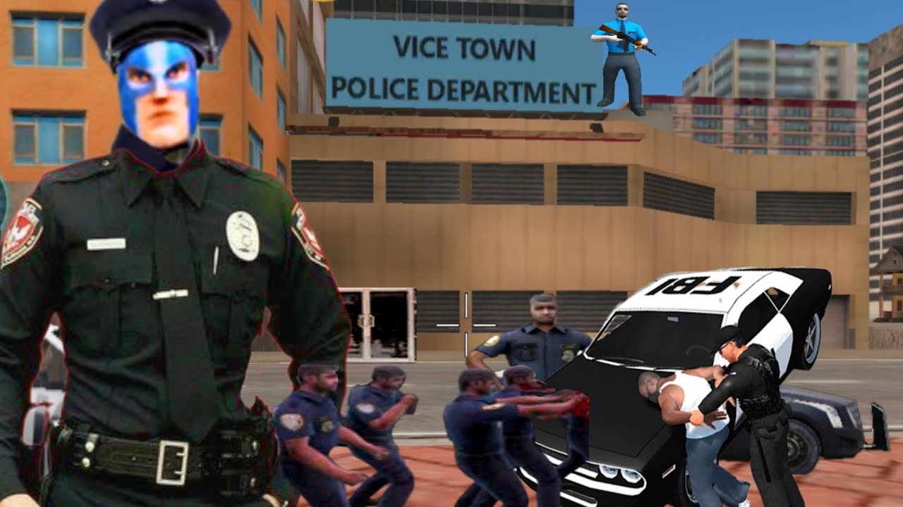 Rope Hero Becomes the Police: An Epic Mission || Rope Hero Vice Town ...
