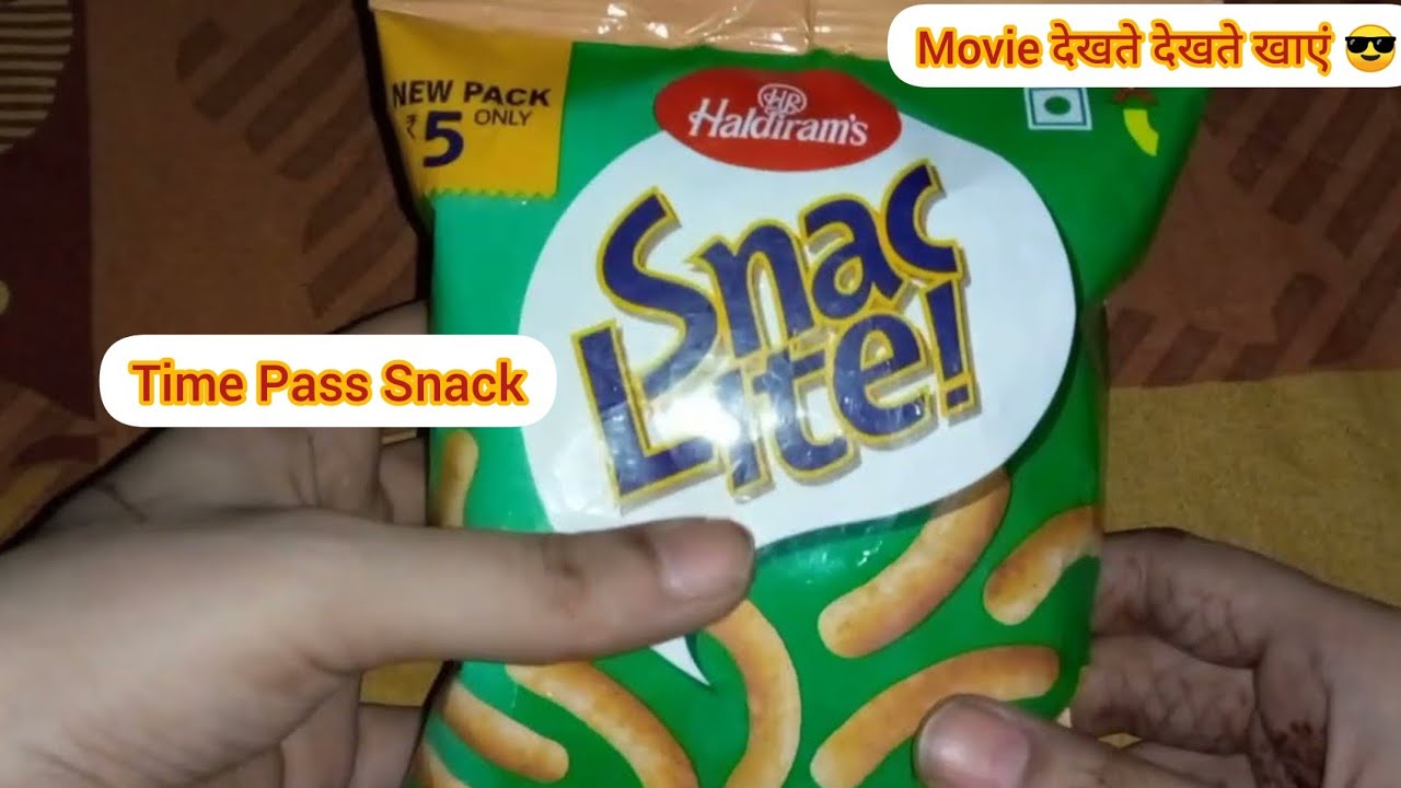 Haldiram Snac Lite Noodle Sticks Review In Hindi | Price, Quantity ...