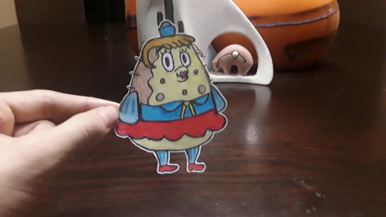 My Drawings of SpongeBob SquarePants Paper Cutouts - YouTube