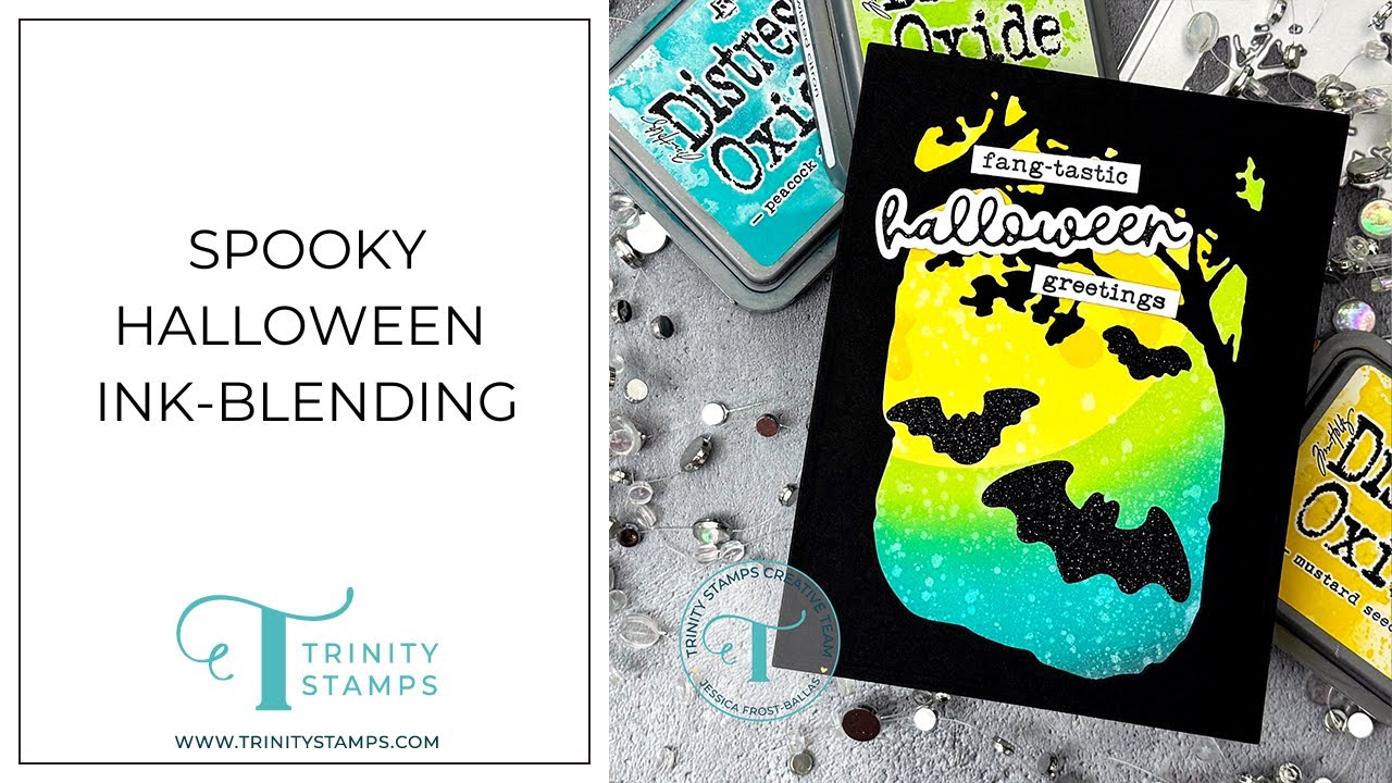 Spooky Halloween Ink-Blending with Jess - YouTube