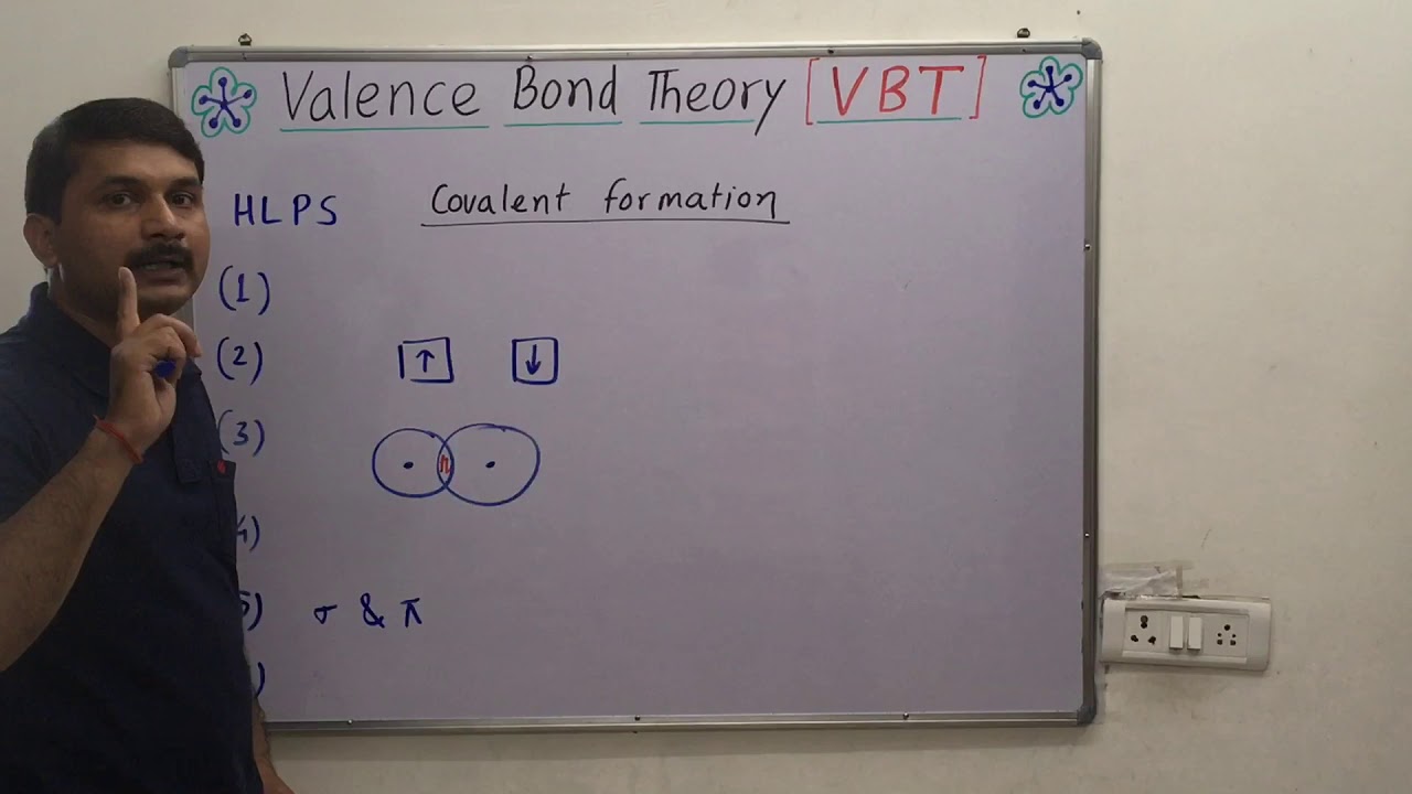 4.18-Valence Bond Theory [ VBT ]/chemical bonding - YouTube
