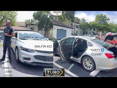“MALFIN #12 Transformation! Before & After Cleaning for Turo 🔥”