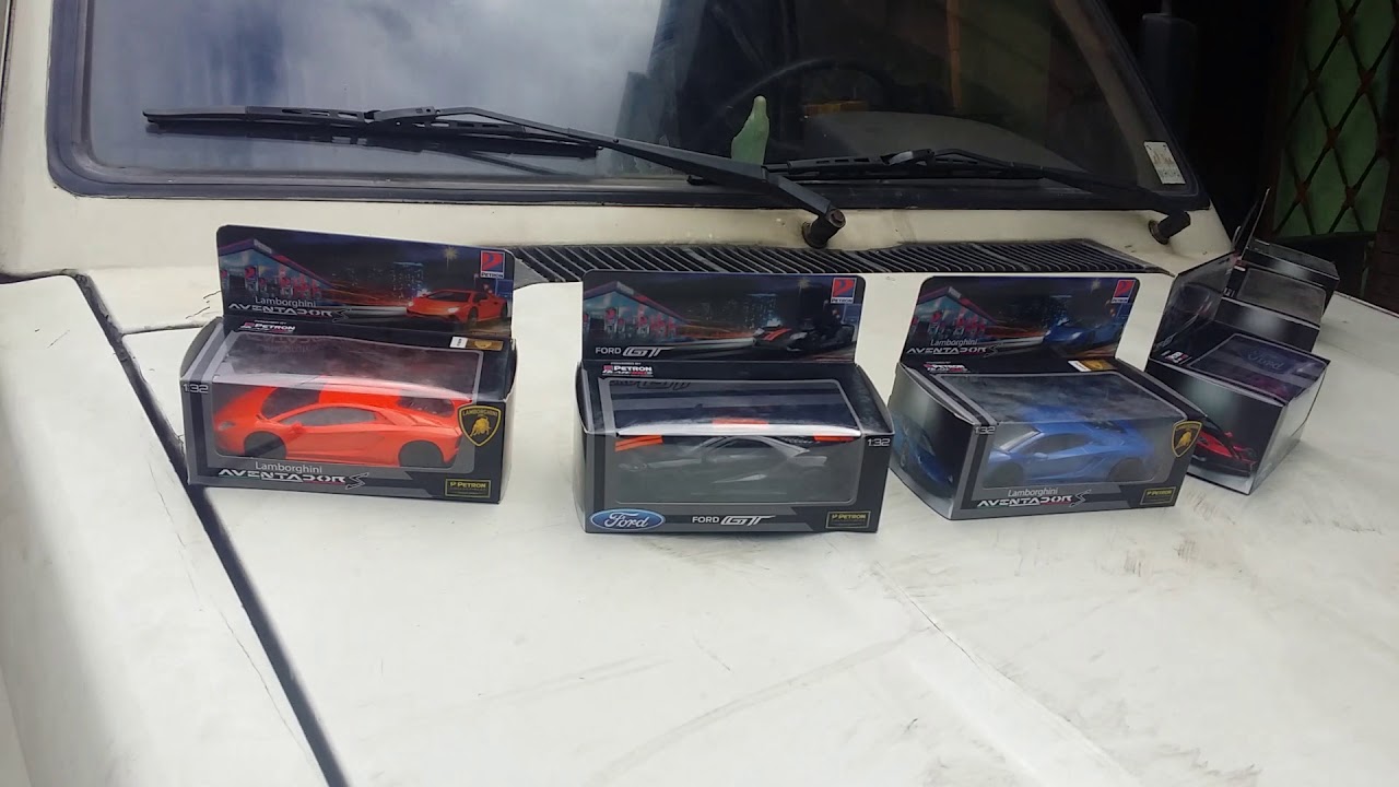 (FINAL VIDEO) PETRON Toy Car Collection 2018 (AVENTADOR S & GT ...