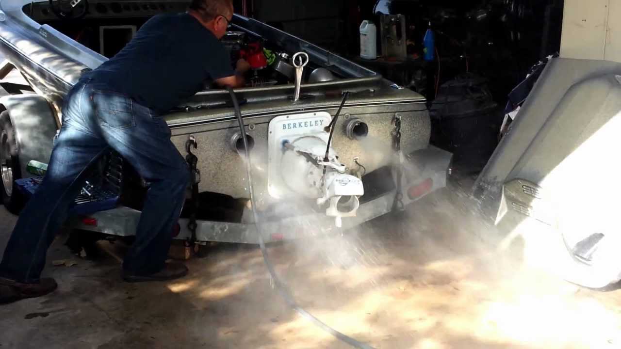 1978 Beachcomber 18 ft. Jet Boat, 454, Berkeley Pump - YouTube