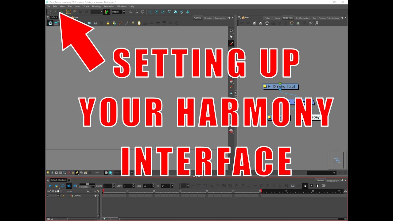 Setting up your Toon Boom Harmony workspace - YouTube