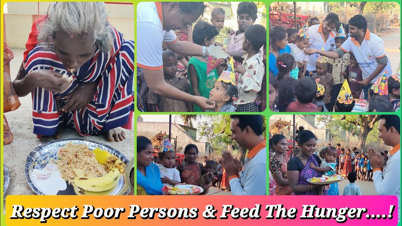 Poor Children In India | Food Distribution To Poor People | Respect ...