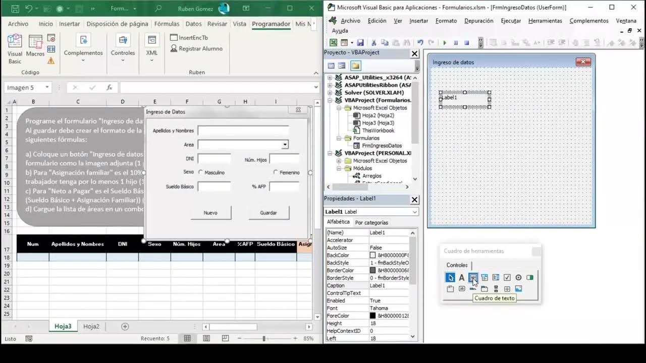 VBA Automatizando tareas con macros II - YouTube