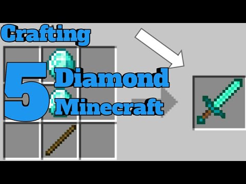 5 Crafting Diamond Minecraft - YouTube