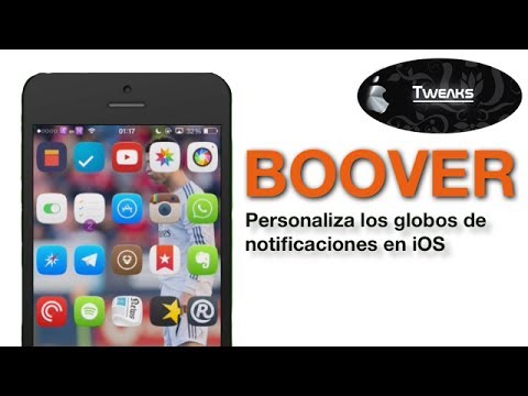 Tweak: Boover (cambia los globos de notificación en iOS) - YouTube