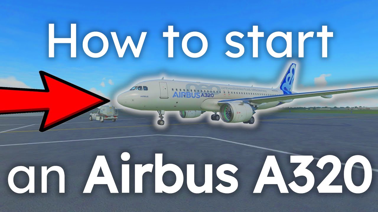 How to start an A320 from cold and dark - YouTube