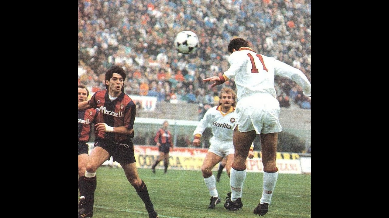 Bologna-ROMA 1-1 RIZZITELLI 17ª giornata Andata 30-12-1989 - YouTube