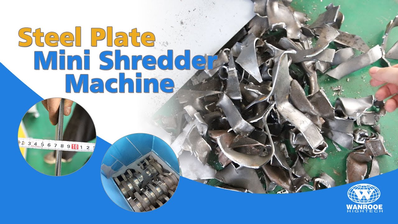 5mm Steel Plate Mini Shredder Machine Small Plastic Shredder Machine ...