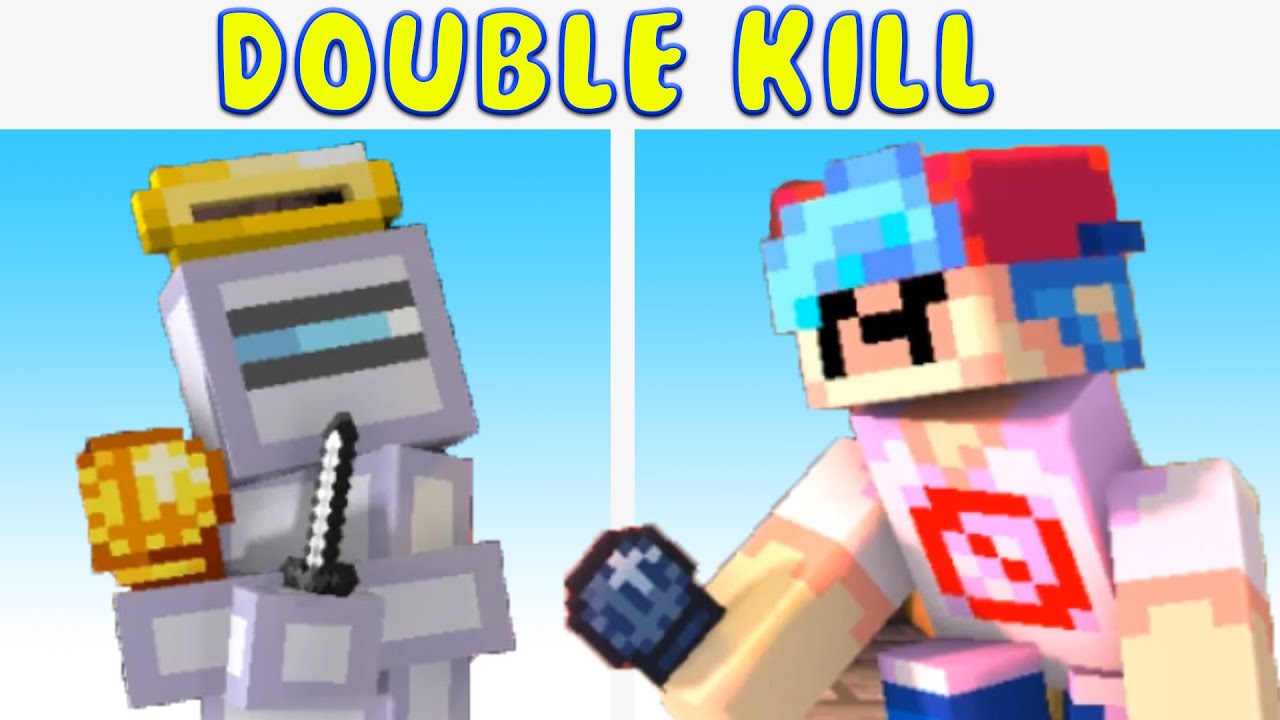 Friday Night Funkin' - Double Kill but Minecraft [FNF MOD/HARD] - YouTube