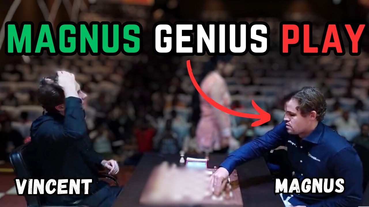 Magnus Genius Counterplay | Magnus vs Vincent | Tata India Blitz ...