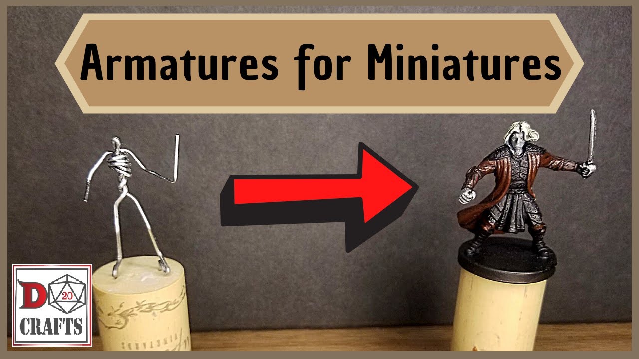 Armatures: Step One to Making Humanoid Miniatures from Scratch - YouTube