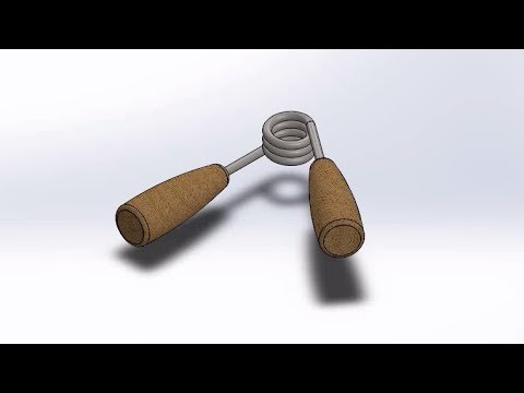How to make Hand Gripper in Solidworks | Tutorial - YouTube