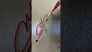 How to sign the letter M? #viral #signature #handwriting