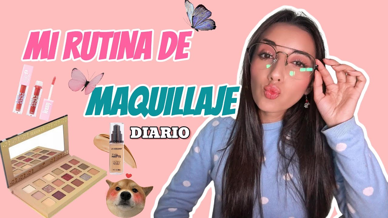 MI RUTINA DE MAQUILLAJE 💗 Paso a paso , con productos Trendy #makeup # ...